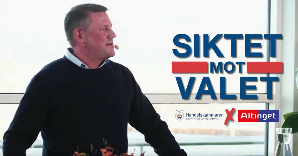 Premiär för Siktet mot Valet – Handelskammaren